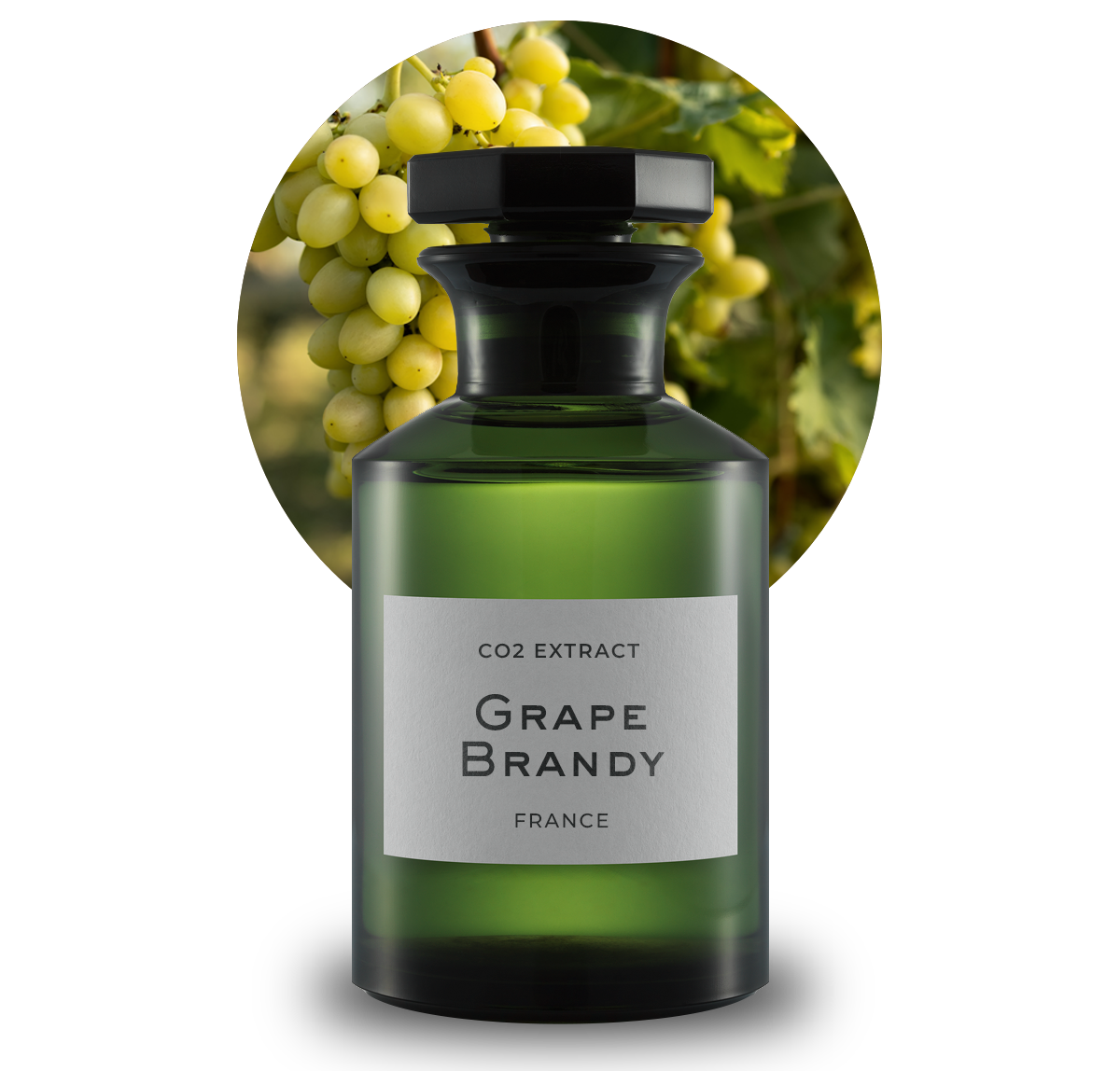 grape brandy CO2 extract